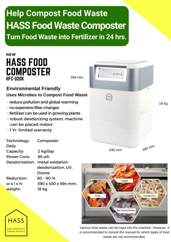 HASS Food Waste Disposer | Reduce Waste | HASS Thailand